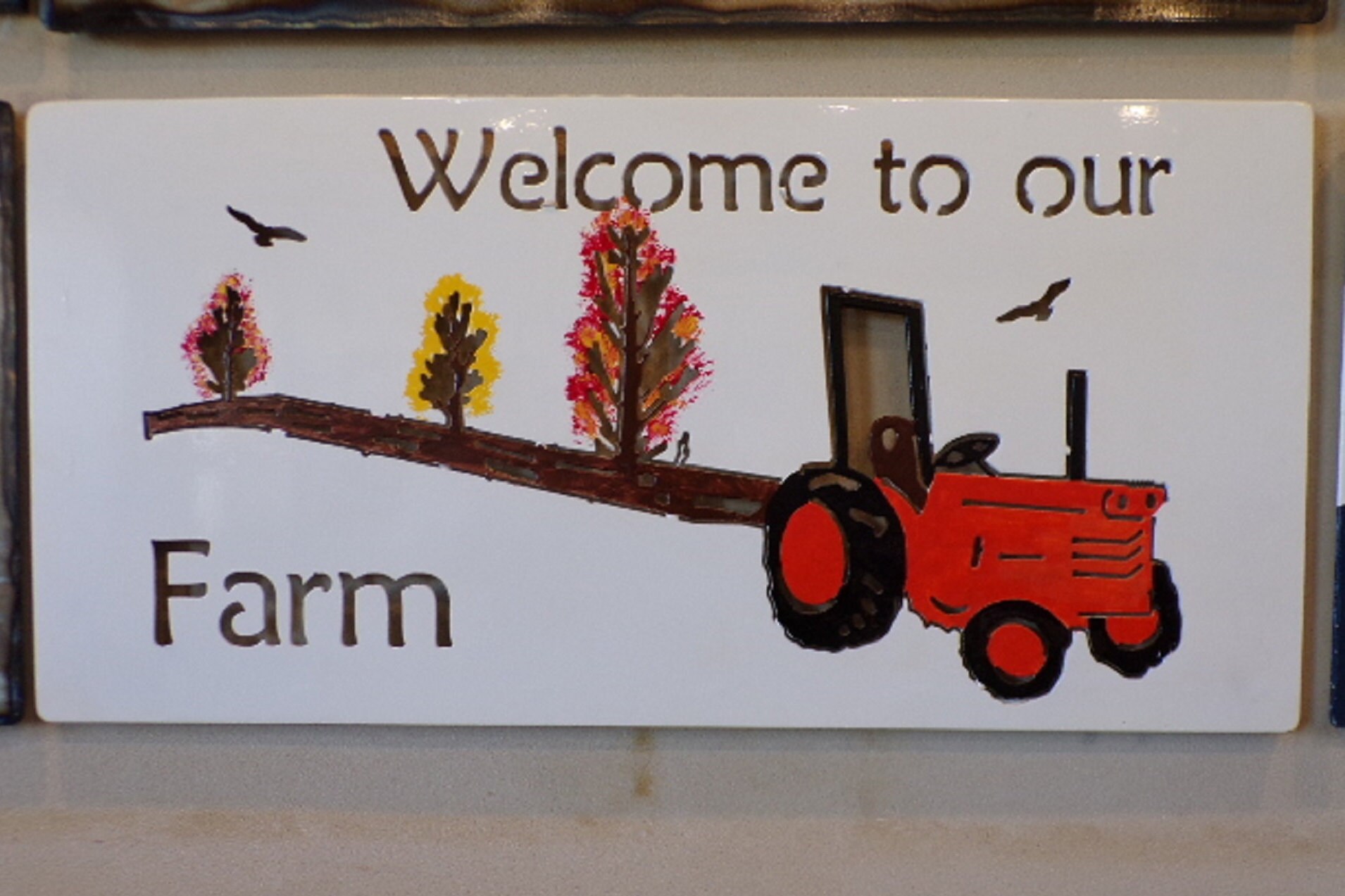 Kubota sign Welcome to our Farm welcome sign | Etsy