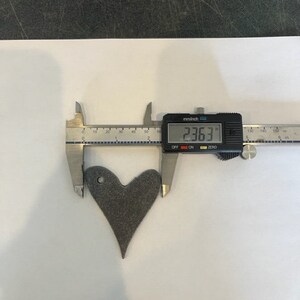 Metal Hearts 12 Pack Decorative Steel Hearts With a Hole Blank Metal ...