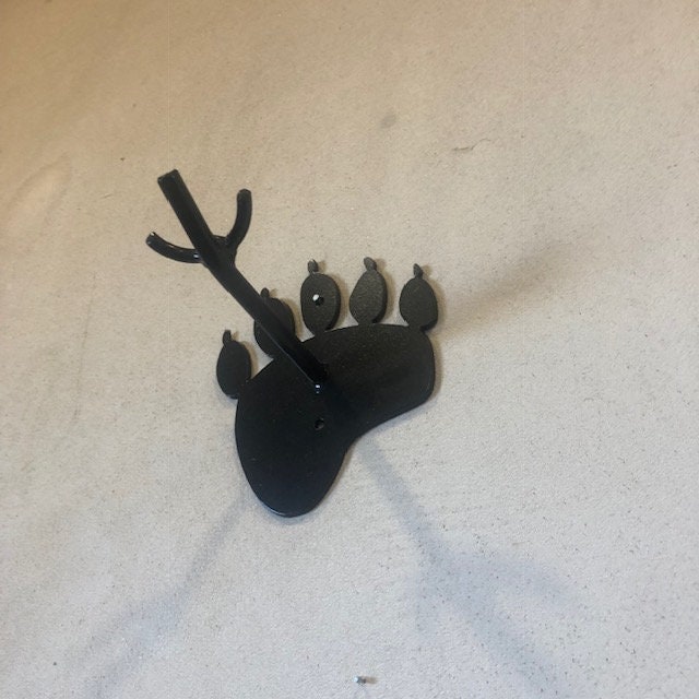Steel European Wall Mount Bear Paw Bear Print Bracket Perfect Skull ...