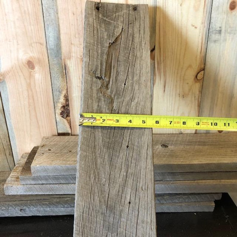 Rustic Weathered Reclaimed Barn Wood (2) 24" Long Boards Salvaged ...