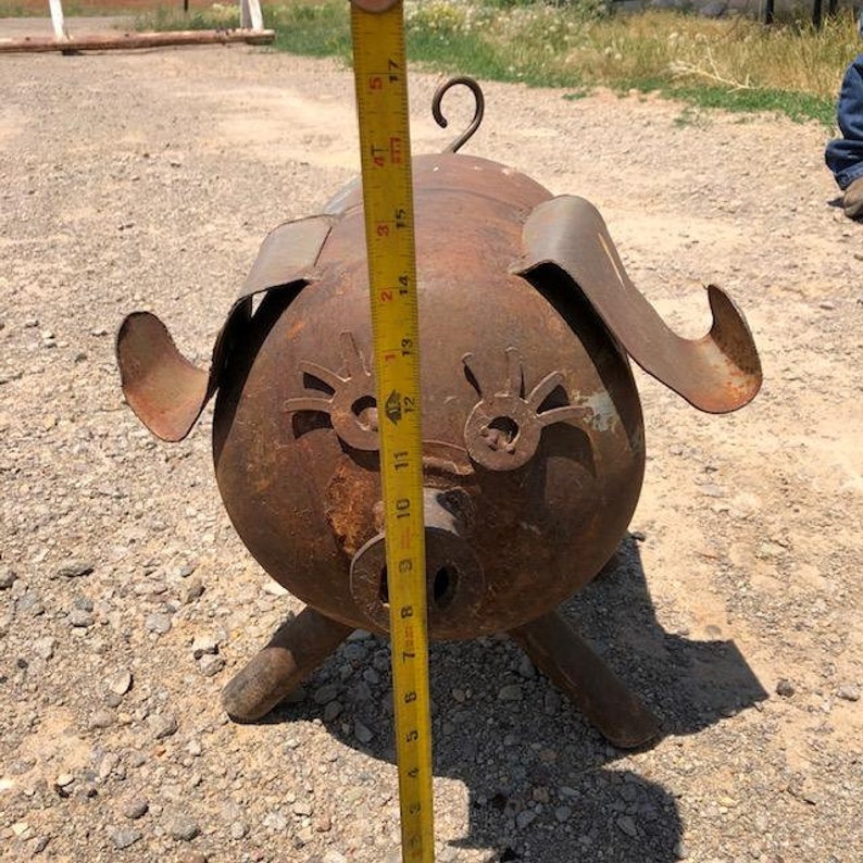 Helium Tank Pig Metal Art Pig Made for Upcycled Helium Tank and Other ...