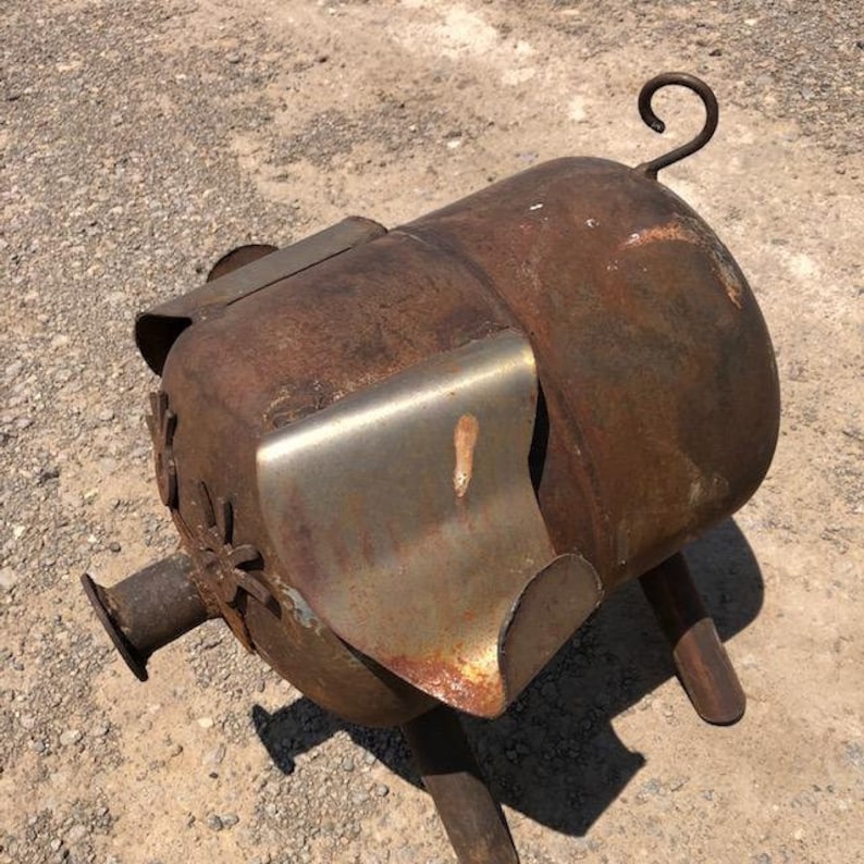 Helium Tank Pig Metal Art Pig Made for Upcycled Helium Tank and Other ...