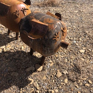 Propane Tank Pig Metal Art Pig Made Form Upcycled Propane Tank and ...