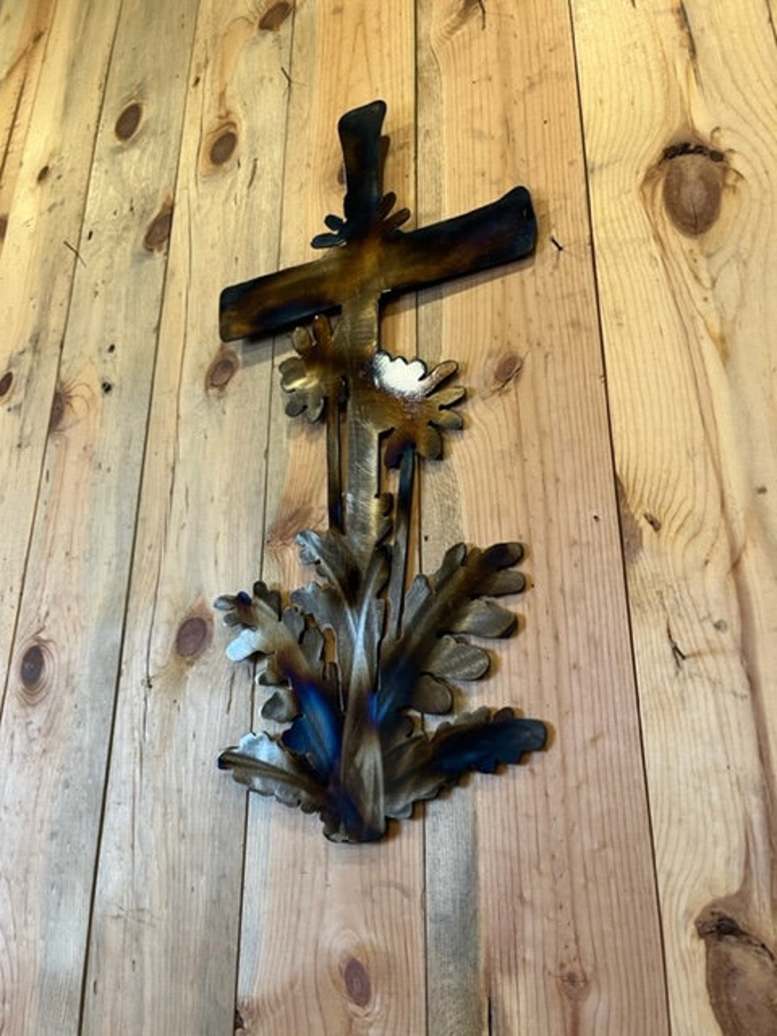 Cross Wall Decor Cross Metal Wall Sign Metal Wall Crosses - Etsy