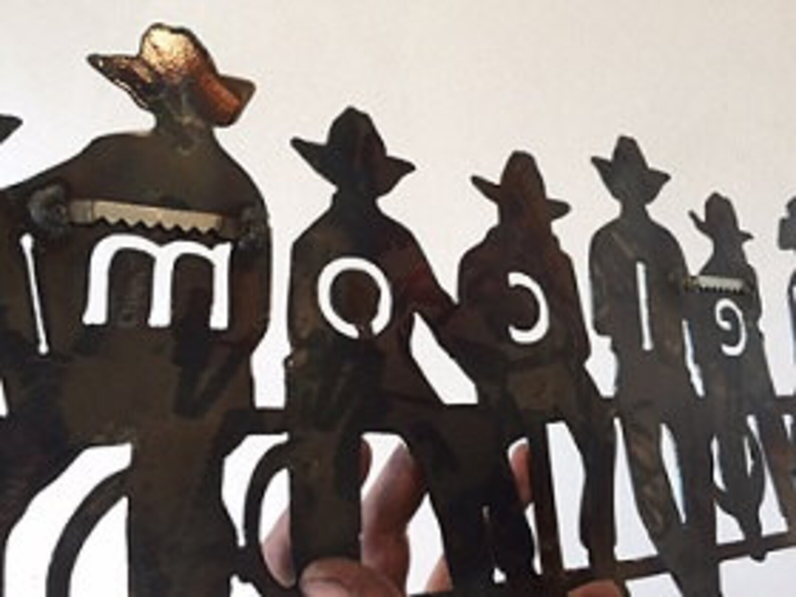 Cowboy Welcome Sign Cowboys Sitting on a Fence Metal Welcome Home Sign ...