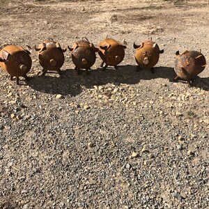 Propane Tank Pig Metal Art Pig Made Form Upcycled Propane Tank and ...