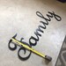 Large Family Sign Made Out of Thick Steel and Powdercoated - Etsy