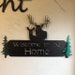 Mule Deer 3-D Welcome to Our Home Welcome Sign Metal Welcome Home Sign ...