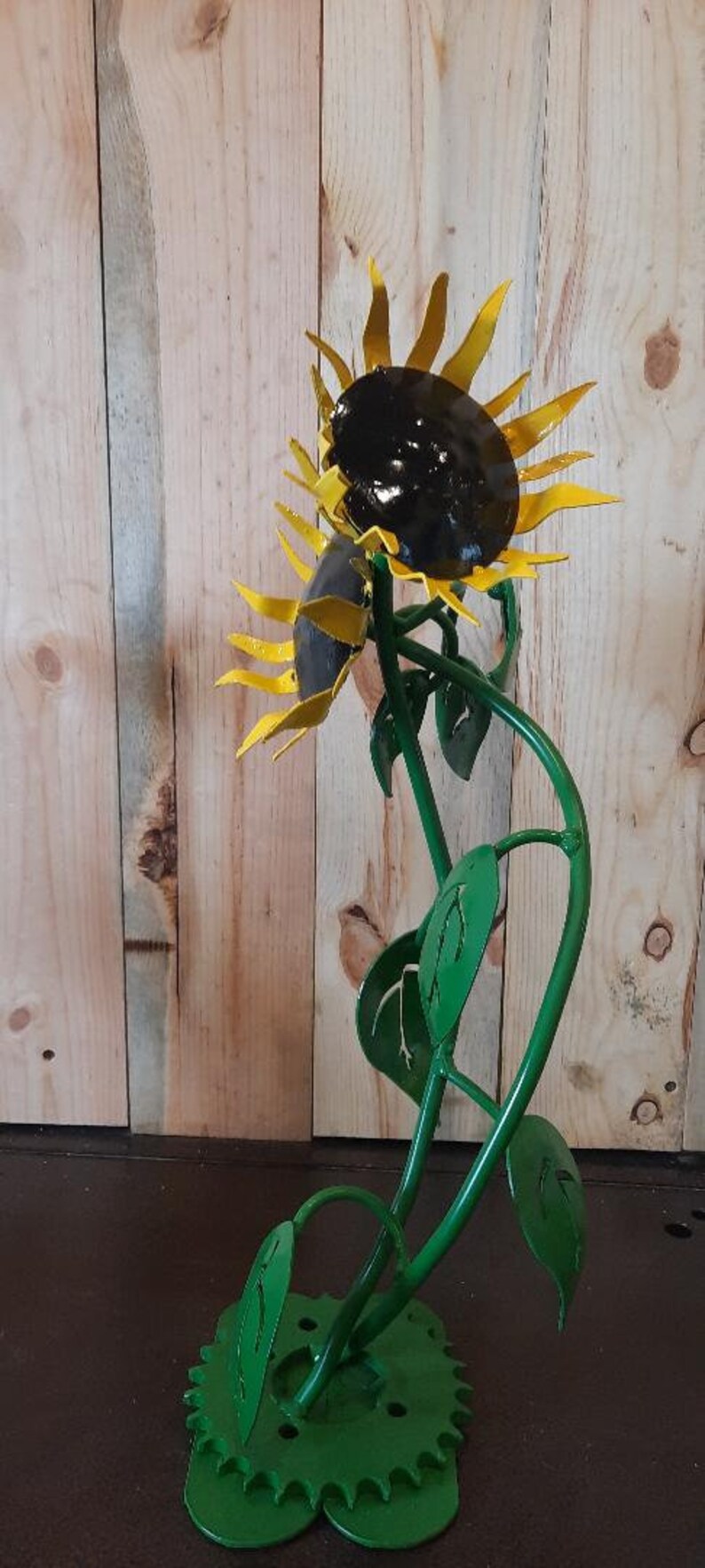 Sunflower Metal Art Sculpture Yard or Garden Art Home Flower - Etsy
