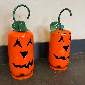 Pumpkin Upcycled Propane Tank Metal Pumpkin Yard Art - Etsy