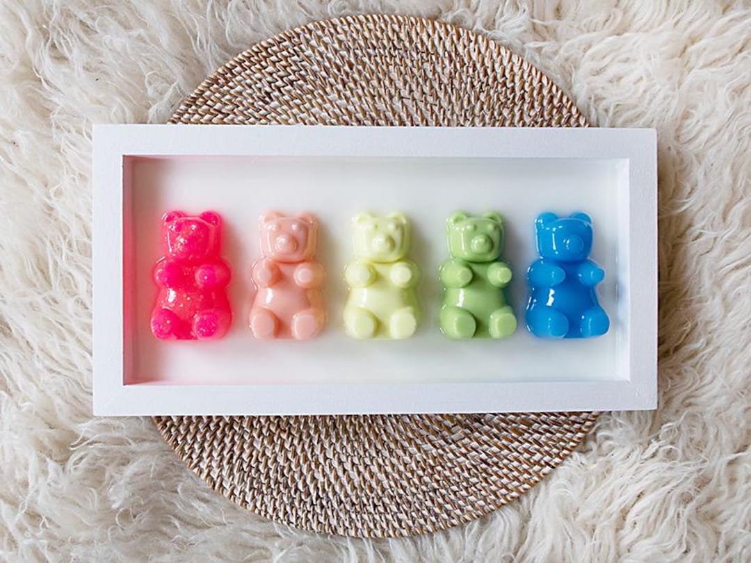 Extra Large Rainbow Gummy Bears 3D Pop Art Candy Wall Decor Neon - Etsy