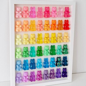 Vibrant Gummy Bear Wall Art Set for Nursery or Kid's Room Decoration - Etsy