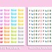 Planner Starter Kit Health Stickers Health Trackers Bullet | Etsy