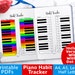 Piano Habit Tracker Printable Piano Practice Tracker Music | Etsy