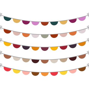 Fall Bunting Clipart, Bunting Banner Clipart, Autumn Bunting SVG ...