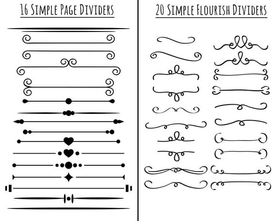 Simple Divider Clip Art