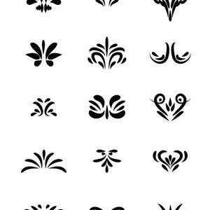 Flourish Clipart- 15 Decorative Corner Elements, Text Divider Clipart ...
