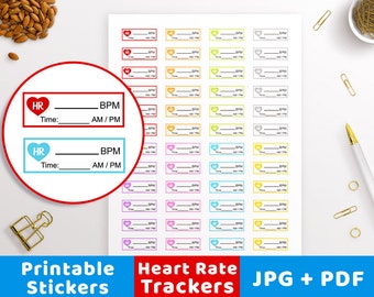 Calorie Tracker Printable Planner Stickers Bullet Journal | Etsy