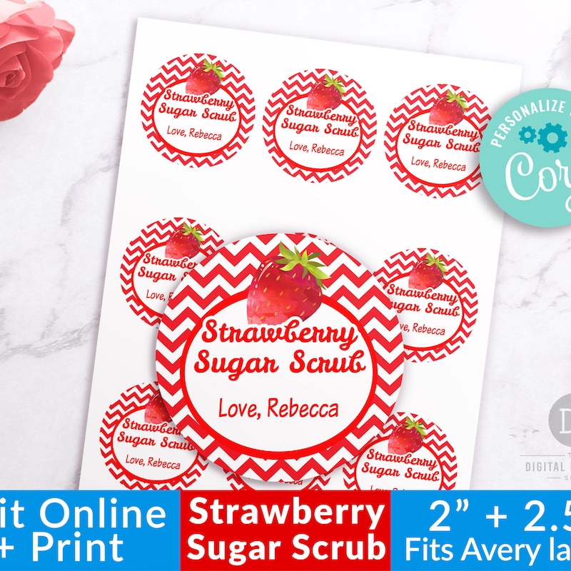 Sugar Scrub Label - Etsy