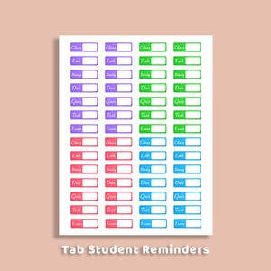 Planner Starter Kit- Student Stickers, Bullet Journal Stickers ...