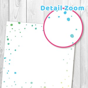 Pastel Confetti Digital Papers, Confetti Borders, Round Confetti ...
