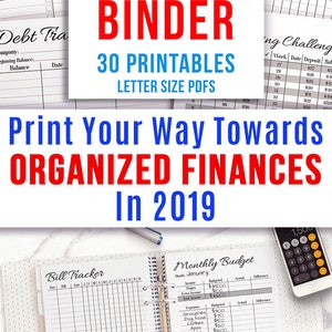 Budget Binder Printable, Budget Planner Printable, Finance Binder ...