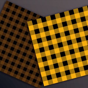 Buffalo Check Digital Paper, Buffalo Plaid Digital Paper, Lumberjack ...