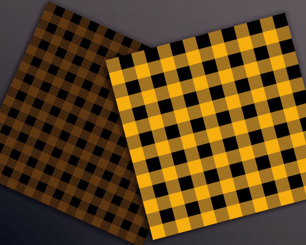 Buffalo Check Digital Paper, Buffalo Plaid Digital Paper, Lumberjack ...