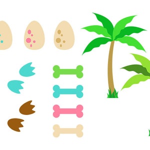 Cute Dinosaur Clipart, Dino Clipart, T-rex Clipart, Prehistoric Clipart ...