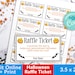 Halloween Raffle Ticket Template Editable, Printable Raffle Ticket ...