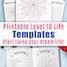 Level 10 Life Printable Bundle, Bujo Journal Level 10 Life Template ...