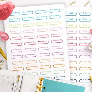 To Do Planner Stickers Printable, Appointment Printable Planner ...