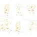 Gold Splatters Clipart, Gold Digital Paint Splatter Overlays, Gold ...