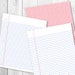 School Digital Papers, Handwriting Practice, Back to School, Lined ...
