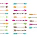 90 Arrows Clipart Mega Bundle, Tribal Arrow Clipart, Rustic Arrow ...