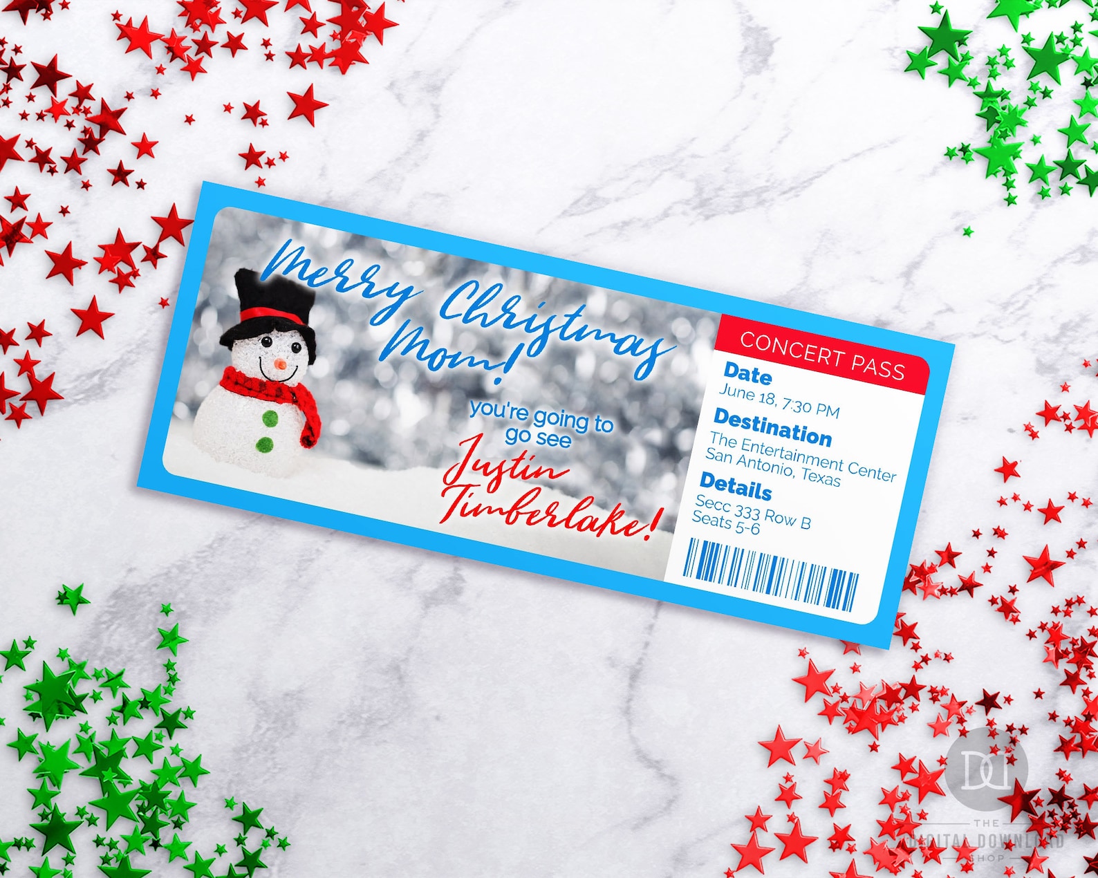 Snowman Event Ticket Template Printable Tickets Editable - Etsy