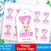Hoppy Easter Tags Printable, Easter Tags Editable, Easter Bunny Tag ...