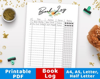 TBR to Be Read Worksheets Downloadable & Printable - Etsy