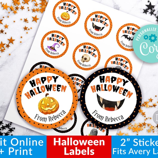 Halloween Stickers - Etsy