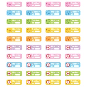 Doctor Reminder Stickers Bullet Journal Stickers Printable | Etsy