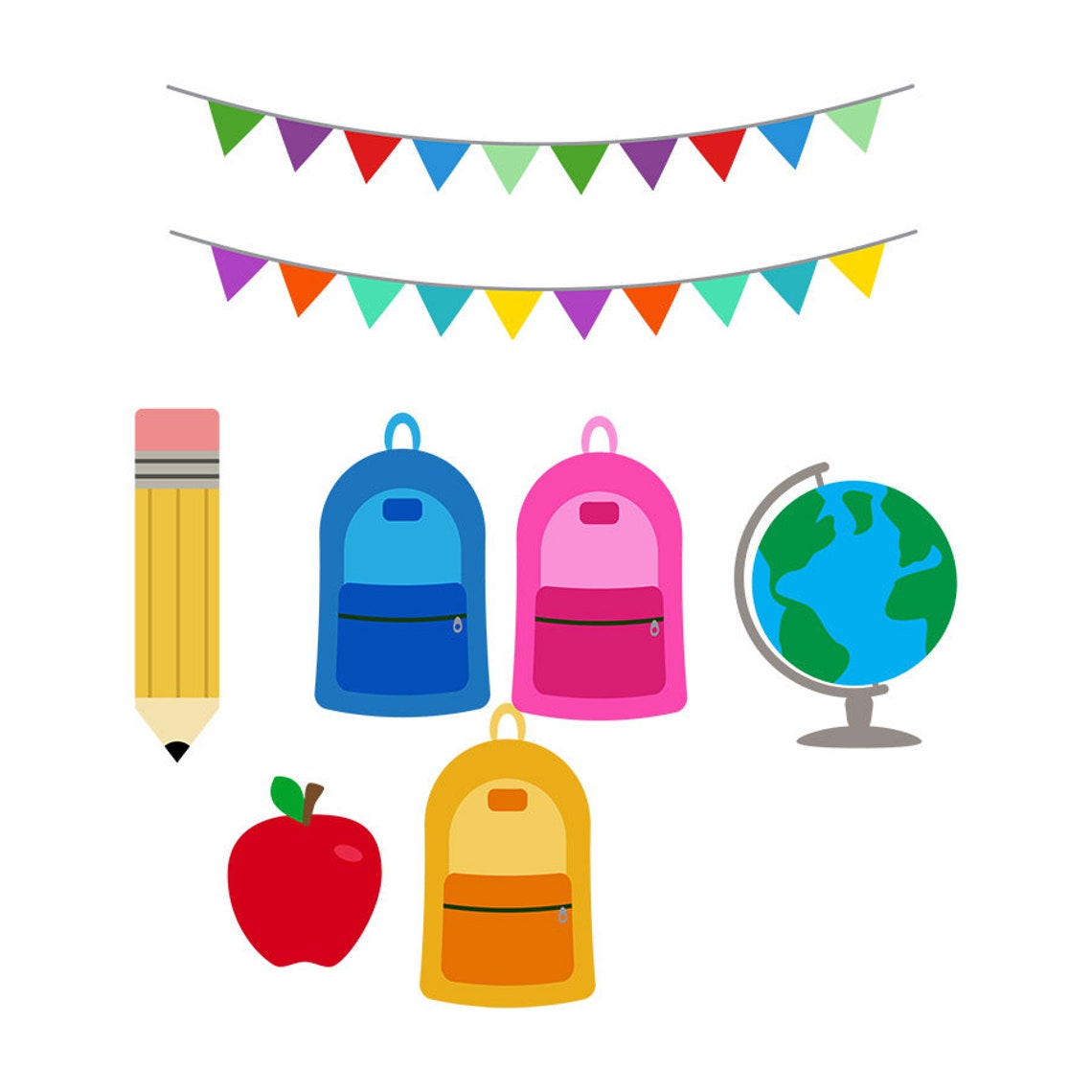 School Animals Clipart Woodland Animals Back to School - Etsy