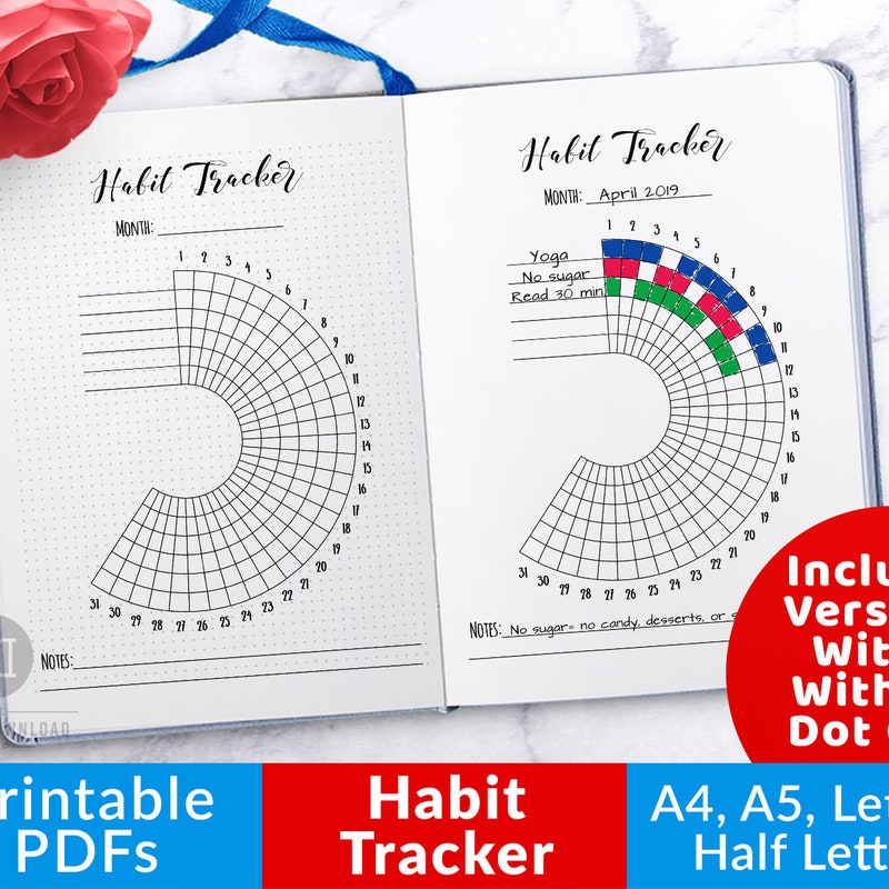 Circle Tracker - Etsy