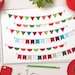 Christmas Bunting Clipart, Christmas Clipart, Holiday Bunting, Holiday ...