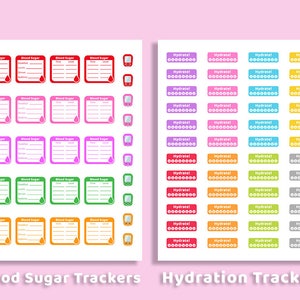 Planner Starter Kit- Health Stickers, Health Trackers, Bullet Journal ...