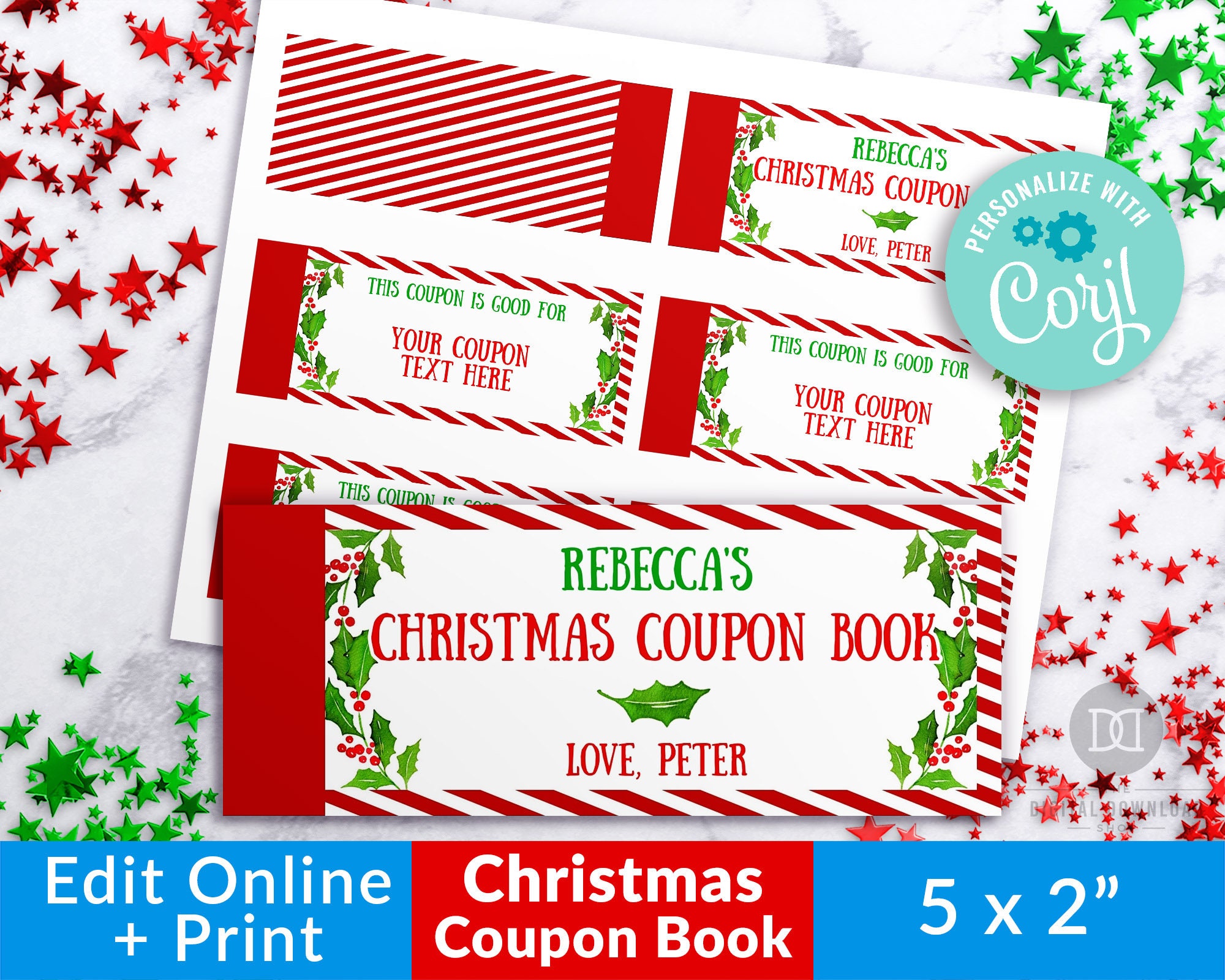 Printable Christmas Coupon Template