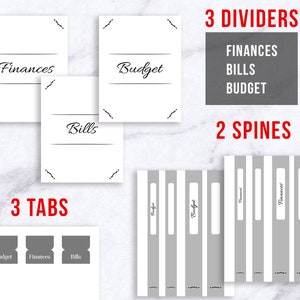Budget Binder Printable, Budget Planner Printable, Finance Binder ...