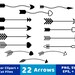 22 Arrows Clipart, Rustic Arrow Clipart, Arrow SVG, Wedding Clipart ...