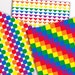 Rainbow Digital Papers Rainbow Patterns Seamless Birthday - Etsy