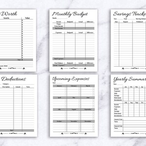 Budget Binder Printable, Budget Planner Printable, Finance Binder ...