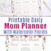 Mom Daily Planner Printable, Mom Planner, Undated Printable Day Plan ...